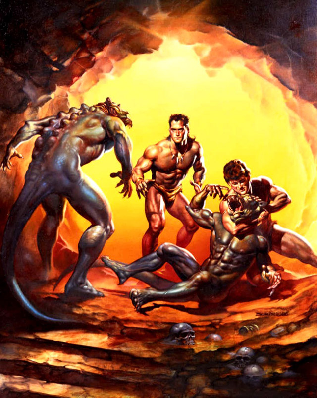 Boris Vallejo Homoerotic Fantasy Art Circa 1988